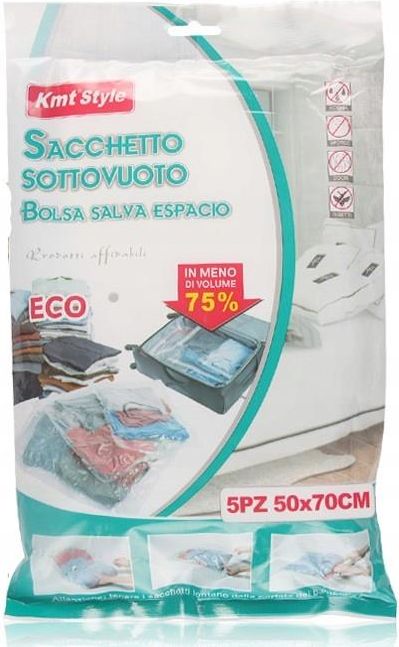 KMT STYLE ZESTAW ROLOWANYCH WORKÓW PRÓŻNIOWYCH 5 SZTUK 50X70 - Opinie i ...