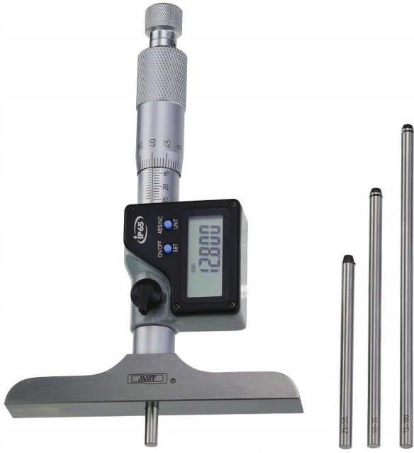 Mikrometr GŁĘBOKOŚCIOMIERZ MIKROMETRYCZNY IP65 MMSD 0-200 KGI302171C ...