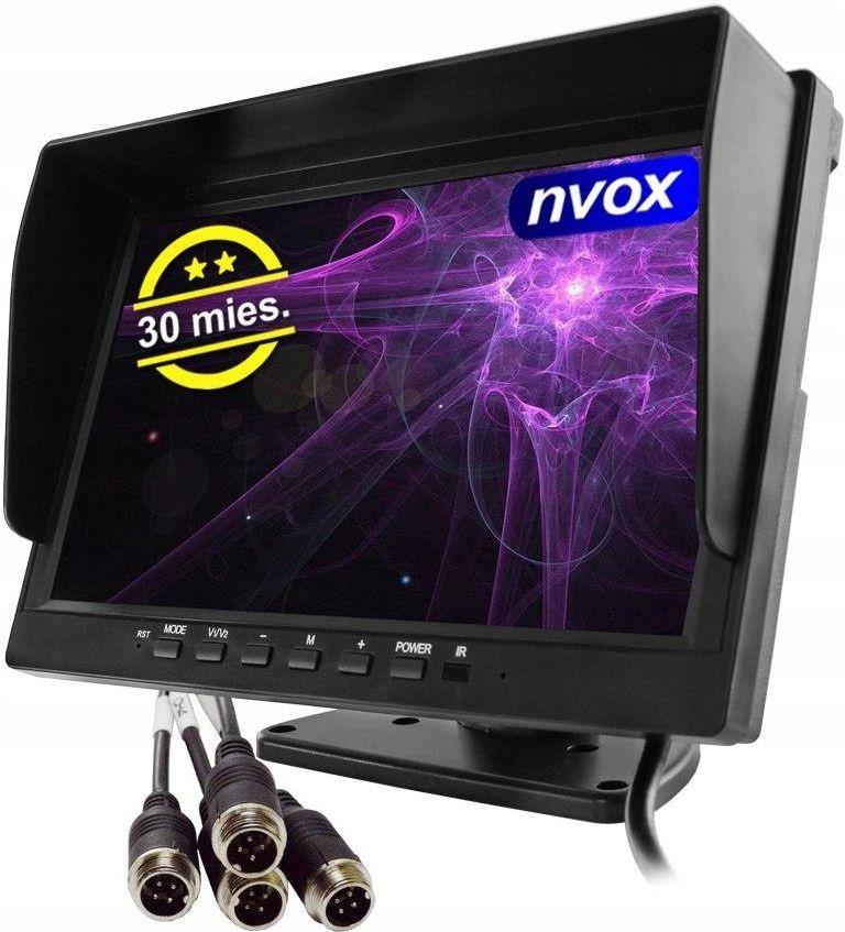 NVOX MONITOR SAMOCHODOWY LCD 10CALI AHD Z FUNKCJĄ REJES 5901867726162 ...