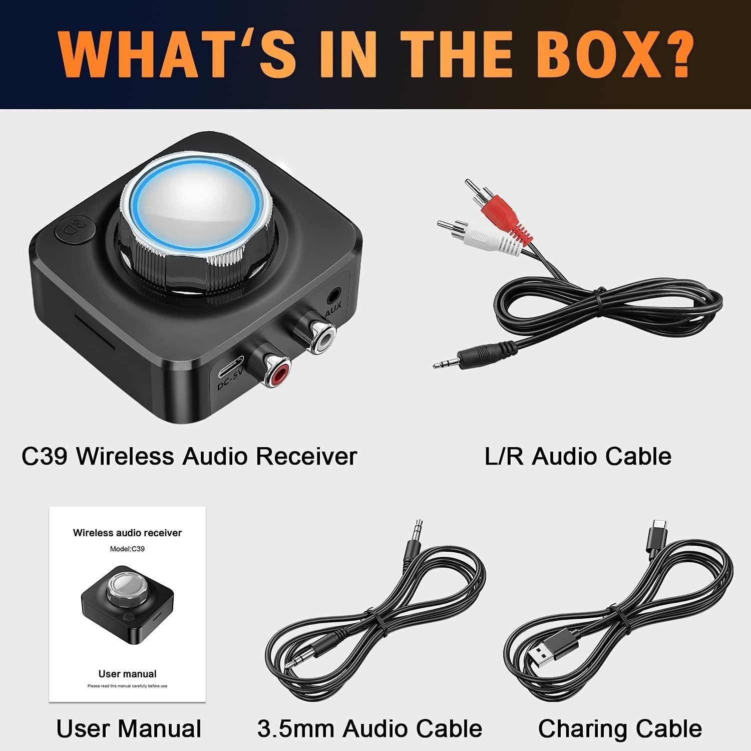INNA ADAPTER ODBIORNIK BLUETOOTH 5.0 AUX RCA CINCH JACK (C39) - Opinie ...