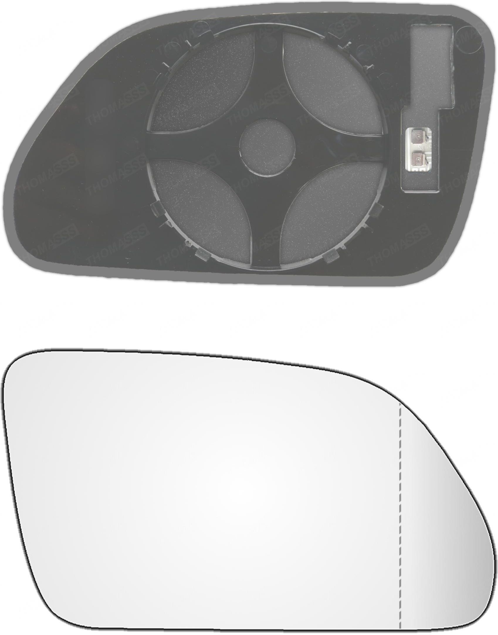 Wkład do lusterka zewnętrznego INNY ASFERYCZNY SKODA OCTAVIA I TOUR ...