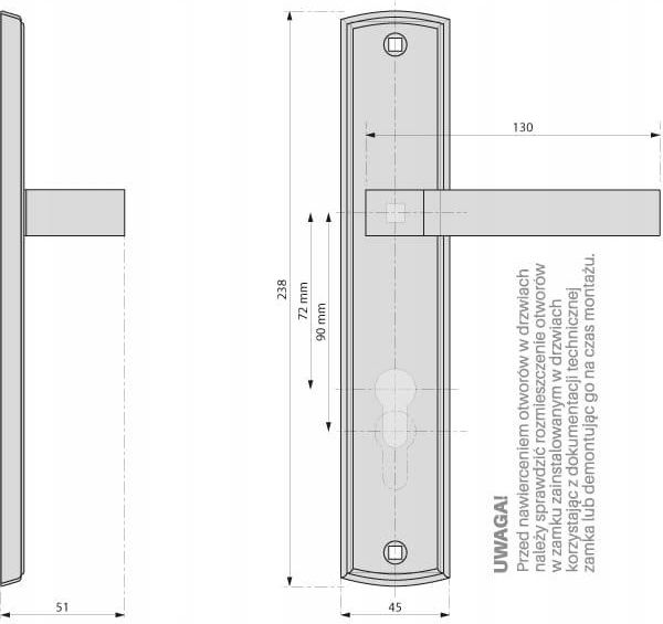 VERAMET KLAMKA K-428-72 AB DECO 36573 - Opinie i ceny na Ceneo.pl