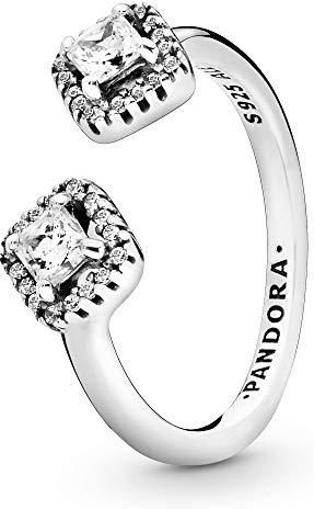 PANDORA 198506C01-54 PIERŚCIONEK DAMSKI NA ROCZNICĘ ZE SREBRA WYSOKIEJ PRÓBY 925, ROZMIAR ...