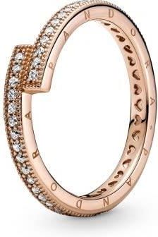 PANDORA PIERŚCIONEK DAMSKI, BŁYSZCZĄCY, NAKŁADANY PIERŚCIONEK 189491C01 - Ceny i opinie - Ceneo.pl