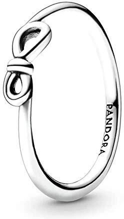 PANDORA PIERŚCIONEK DAMSKI SREBRNY WĘZEŁ NIESKOŃCZONOŚCI 198898C00, SREBRO WYSOKIEJ PRÓBY, NIE ...