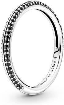 PANDORA ME PAVÉ PIERŚCIONEK ZE SREBRA WYSOKIEJ PRÓBY Z KRYSZTAŁKAMI, ROZMIAR: 54, 199679C02-54 ...