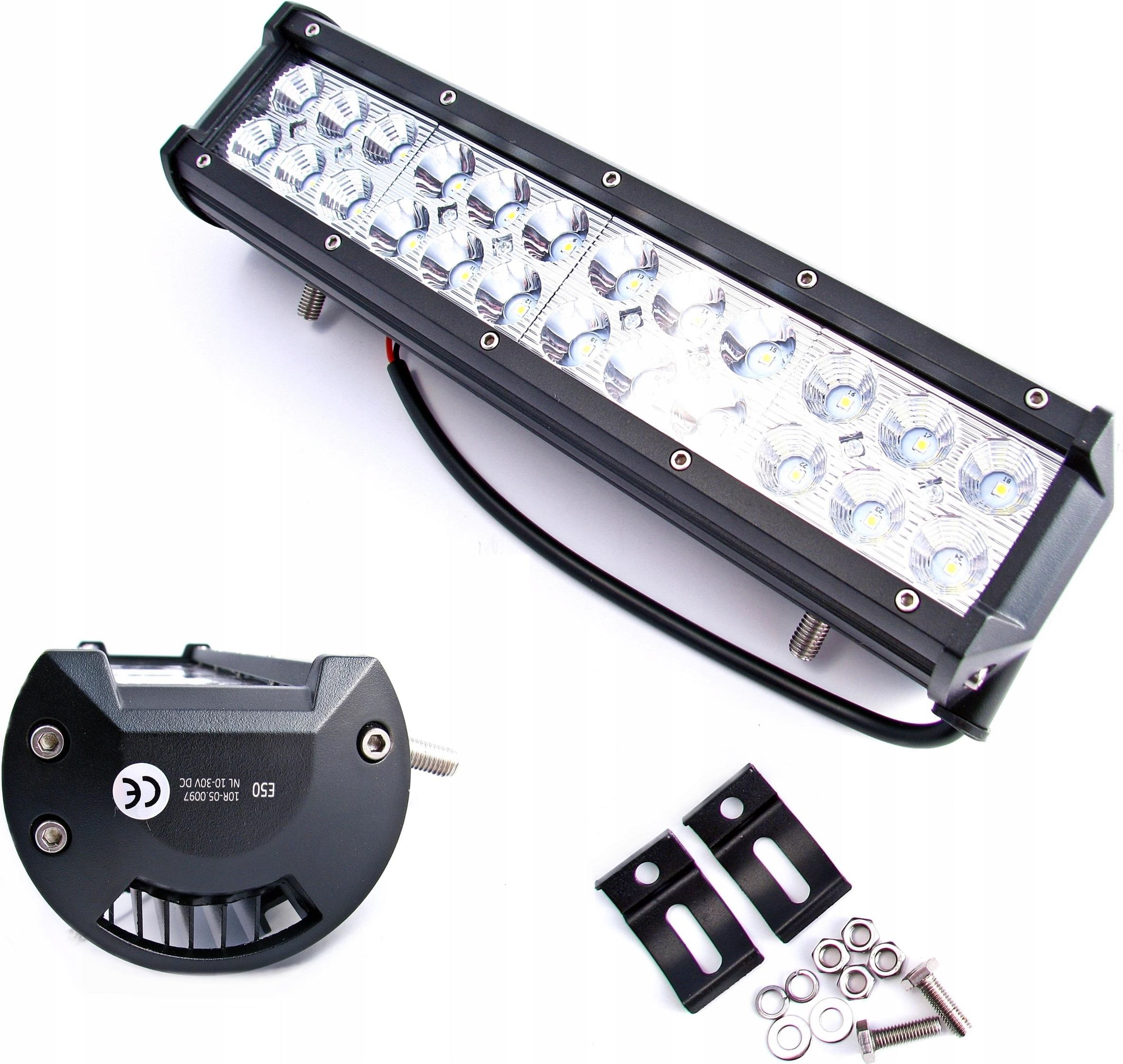 Halogen PANEL LED LAMPA ROBOCZA HALOGEN 72W 7250LM 12/24V NL87072 ...