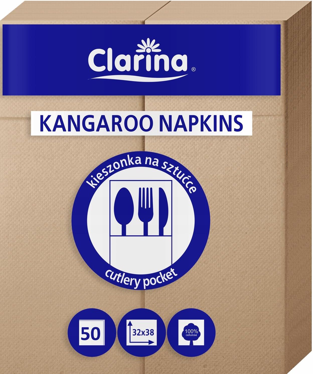 CLARINA SERWETKI KANGURKI KIESZONKI NA SZTUĆCE KRAFT A'50 - Opinie i ...