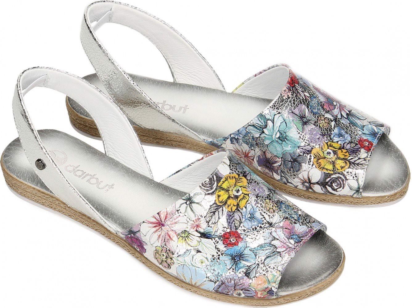 Darbut Sandały 40062 36 40062Flowers+Zr.Biały36 La19 - Ceny i opinie ...