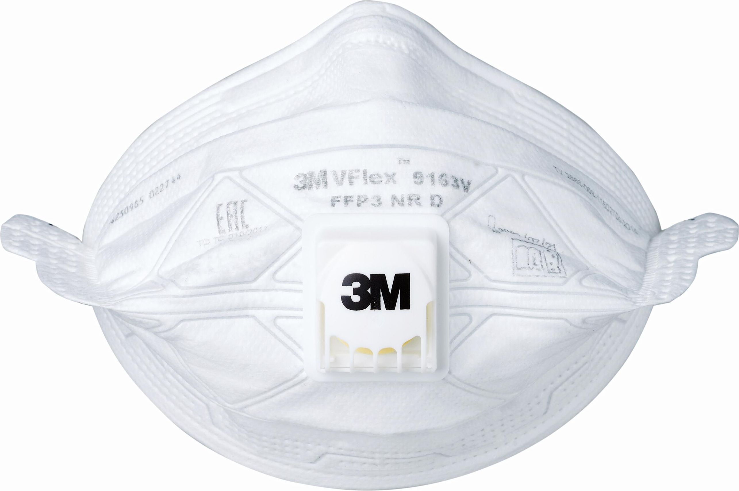 3M 9163E PÓŁMASKA PRZECIWPYŁOWA VFLEX Z ZAWOREM, KLASA OCHRONY FFP3, PAKOWANA PO 15 SZTUK, CENA ...