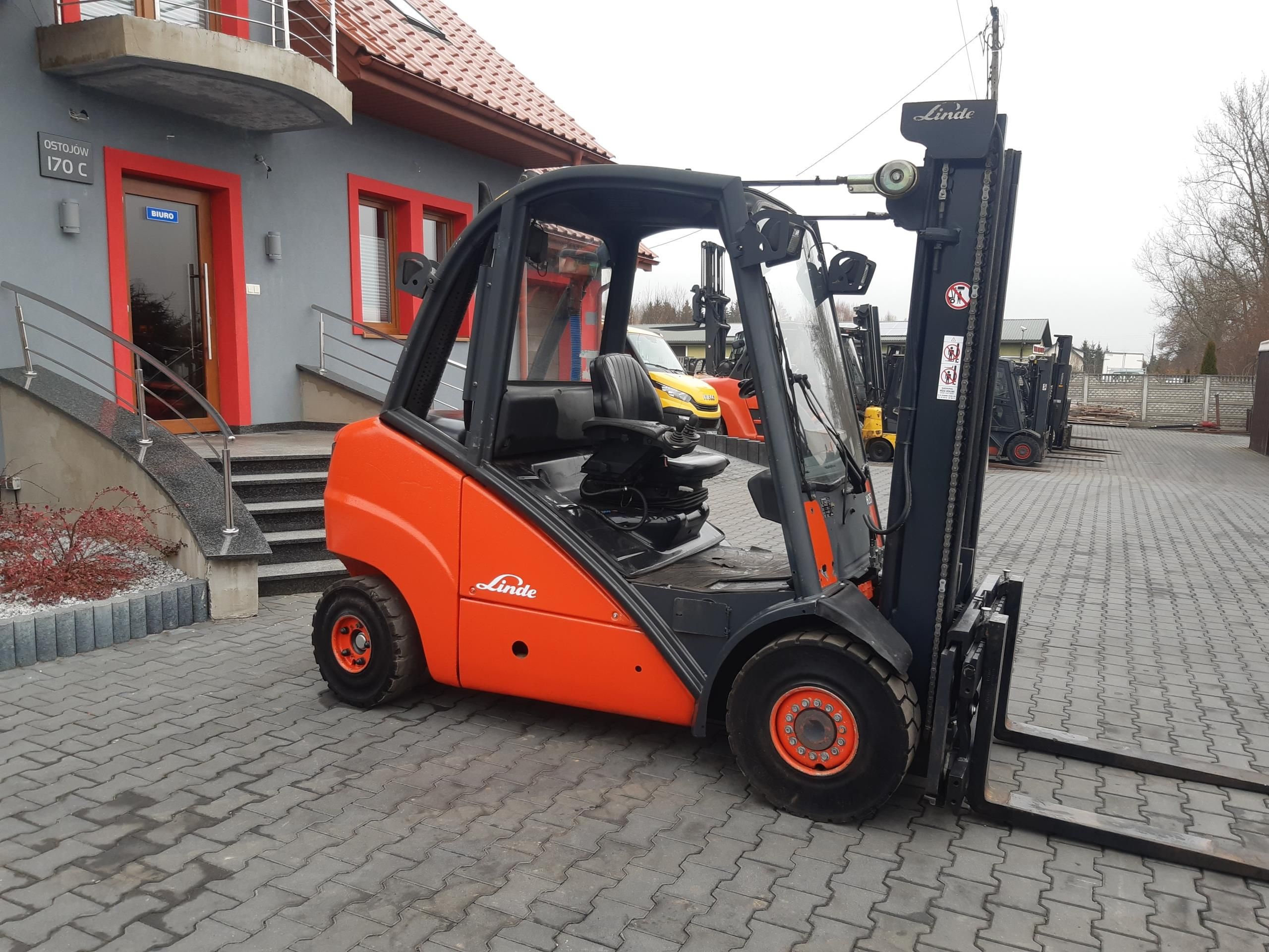 WÓZEK WIDŁOWY LINDE H 35D 393 - Opinie i ceny na Ceneo.pl