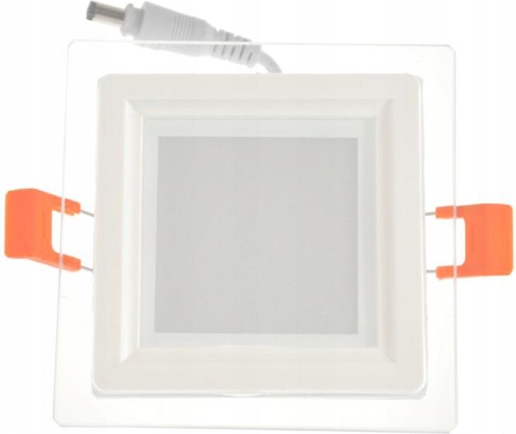 Brolux Oprawa szklana Led kwadrat wpuszczana 6W ciepła (8908) - Opinie ...