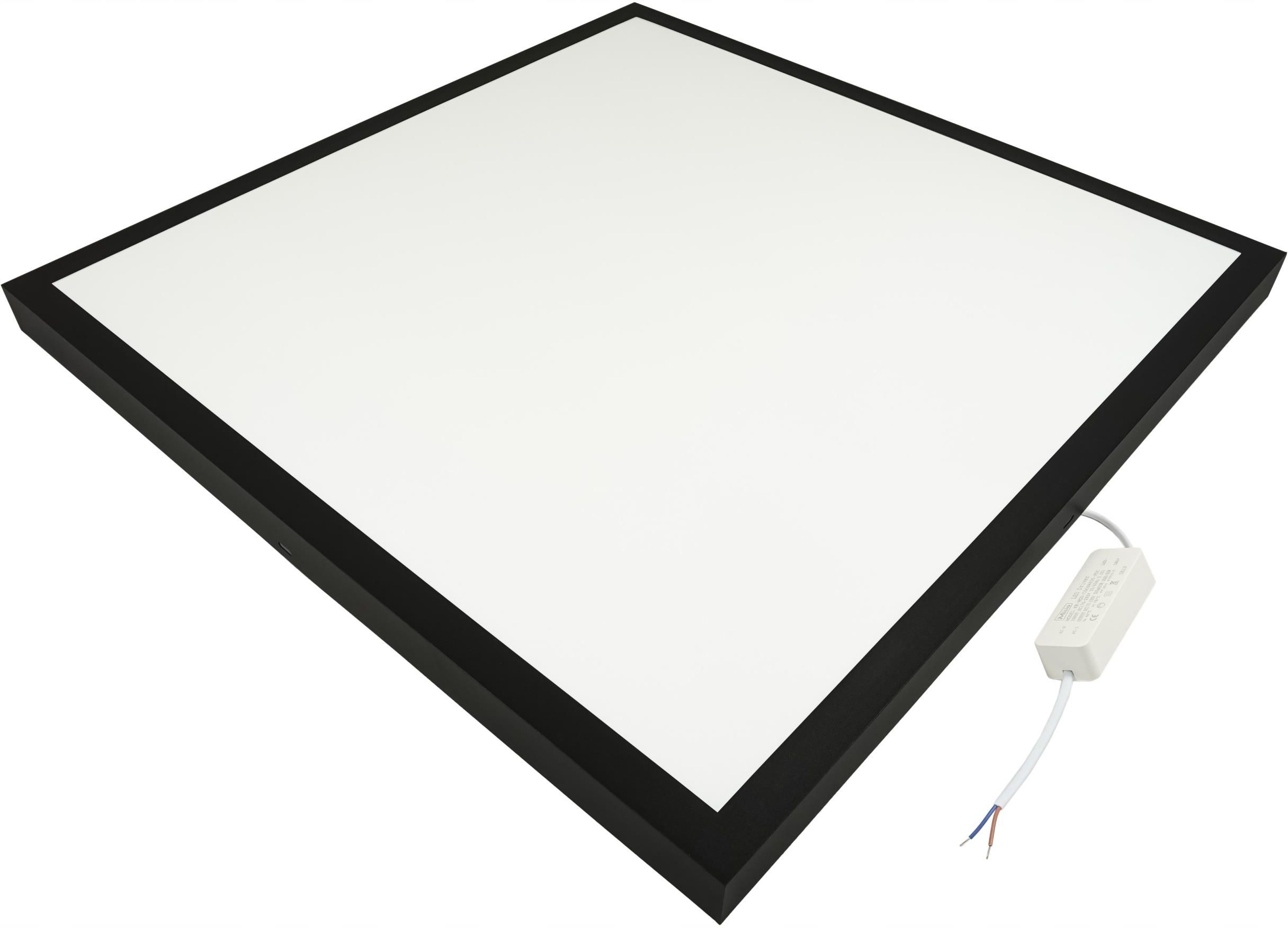 Berge 2X Lampa Led Panel Natynkowy Czarny 60X60 60W - Opinie i ...