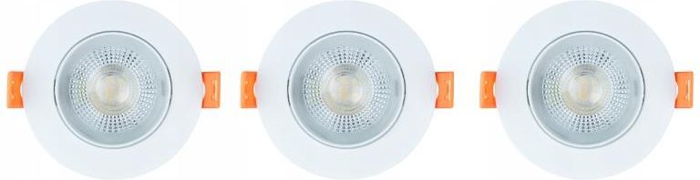 Dpm Lampa podtynkowa Led, 4,8 W 4000 K, biała 3 szt (DLC348W) - Opinie ...