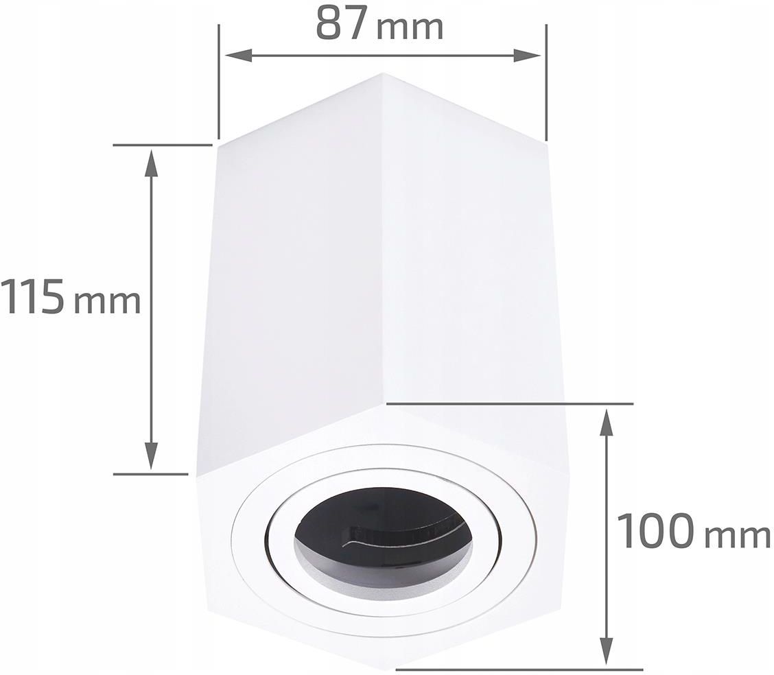 Koloreno Oprawa Halogenowa Natynkowa Ruchoma Led Biała (PLKL_OS013355 ...