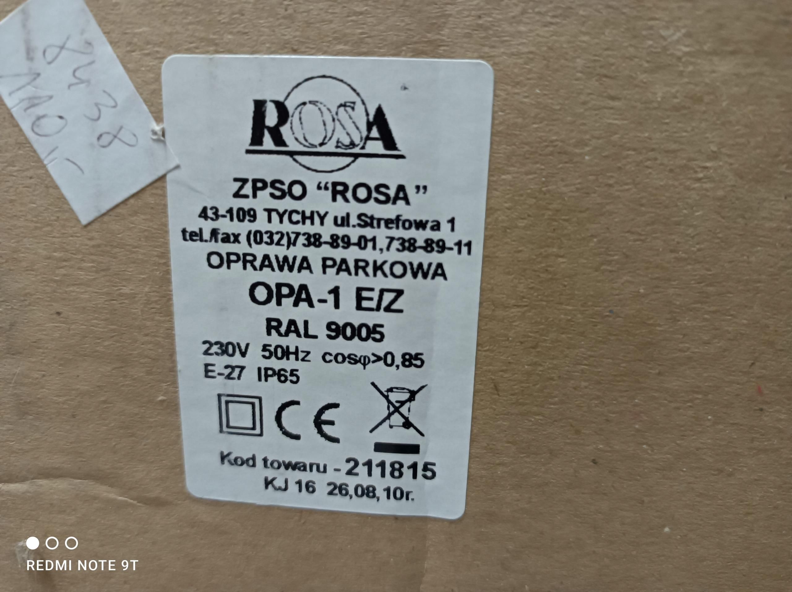 Rosa Oprawa OPA-1 E/z E-27 (211815OPRAWAOPA1ROSAEZE27) - Opinie i atrakcyjne ceny na Ceneo.pl