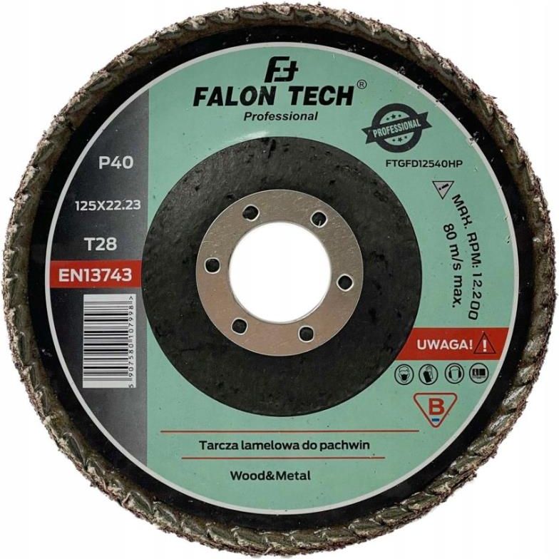 Falon-Tech Lamelka Ściernica Do Pachwin Spoin Spawów 125 40 - Opinie i ...