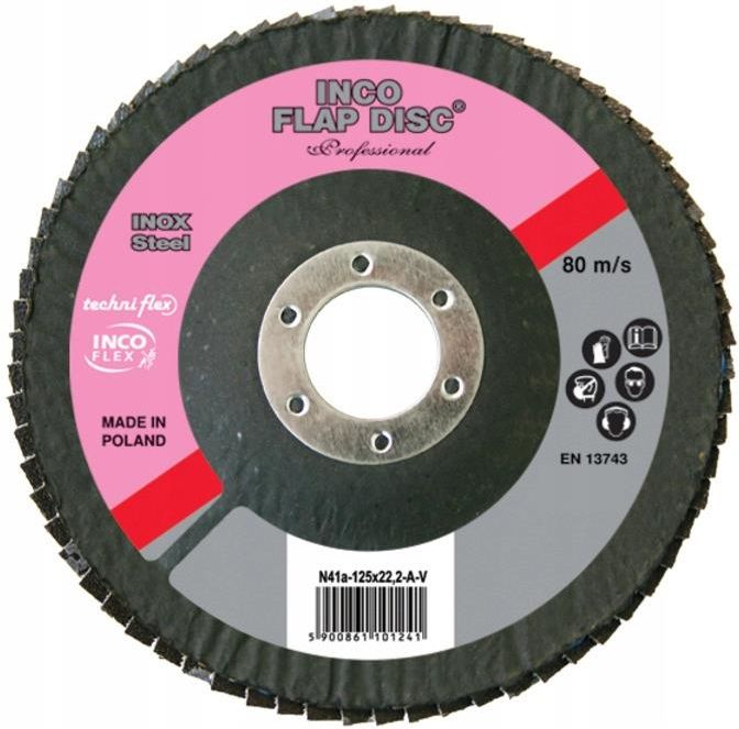 Inco Flap Disc Tarcza Listkowa 125 Gr.40 Flex /Typ B/ 1szt. - Opinie i ...