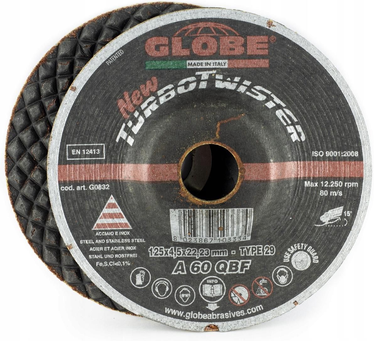 Globe Tarcza Do Szlifowania Turbotwister Inox A60 - Opinie i ceny na ...