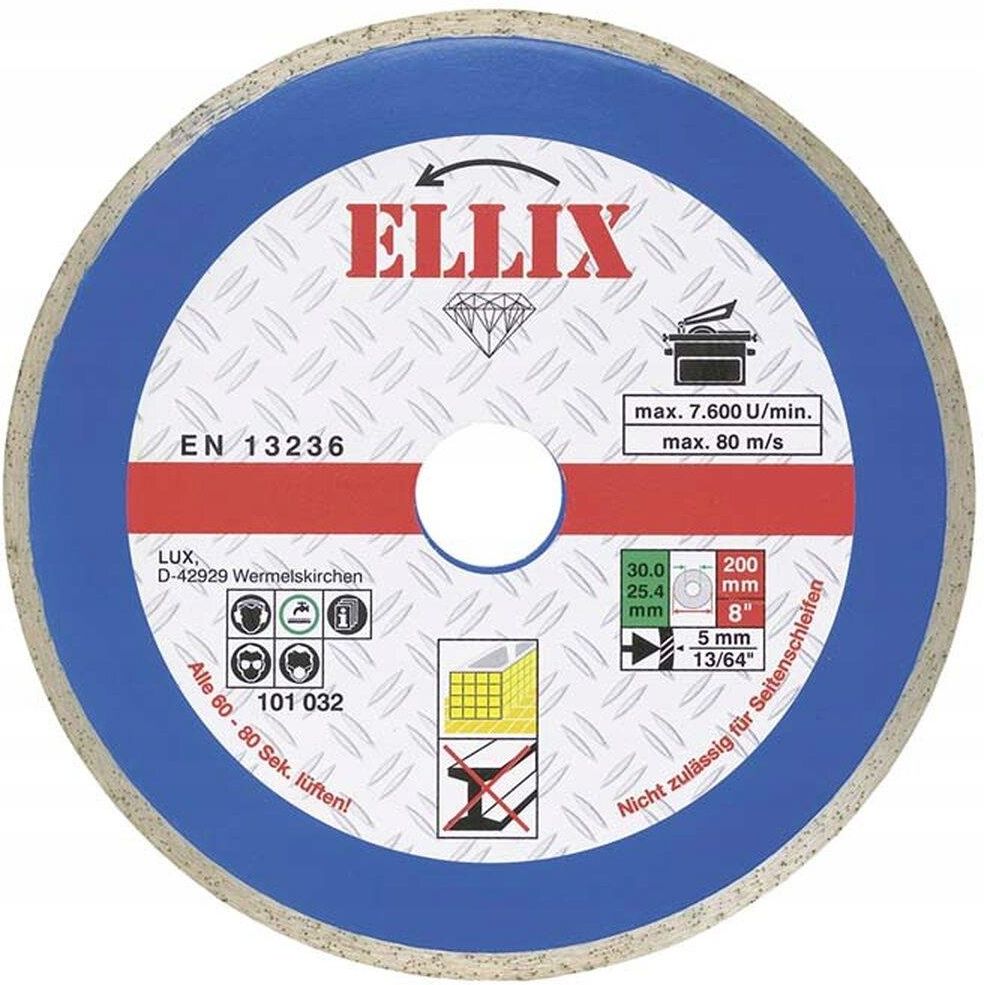Tarcza diamentowa Lux-Tools Ellix Tarcza Diamentowa Do Cięcia Glazury ...