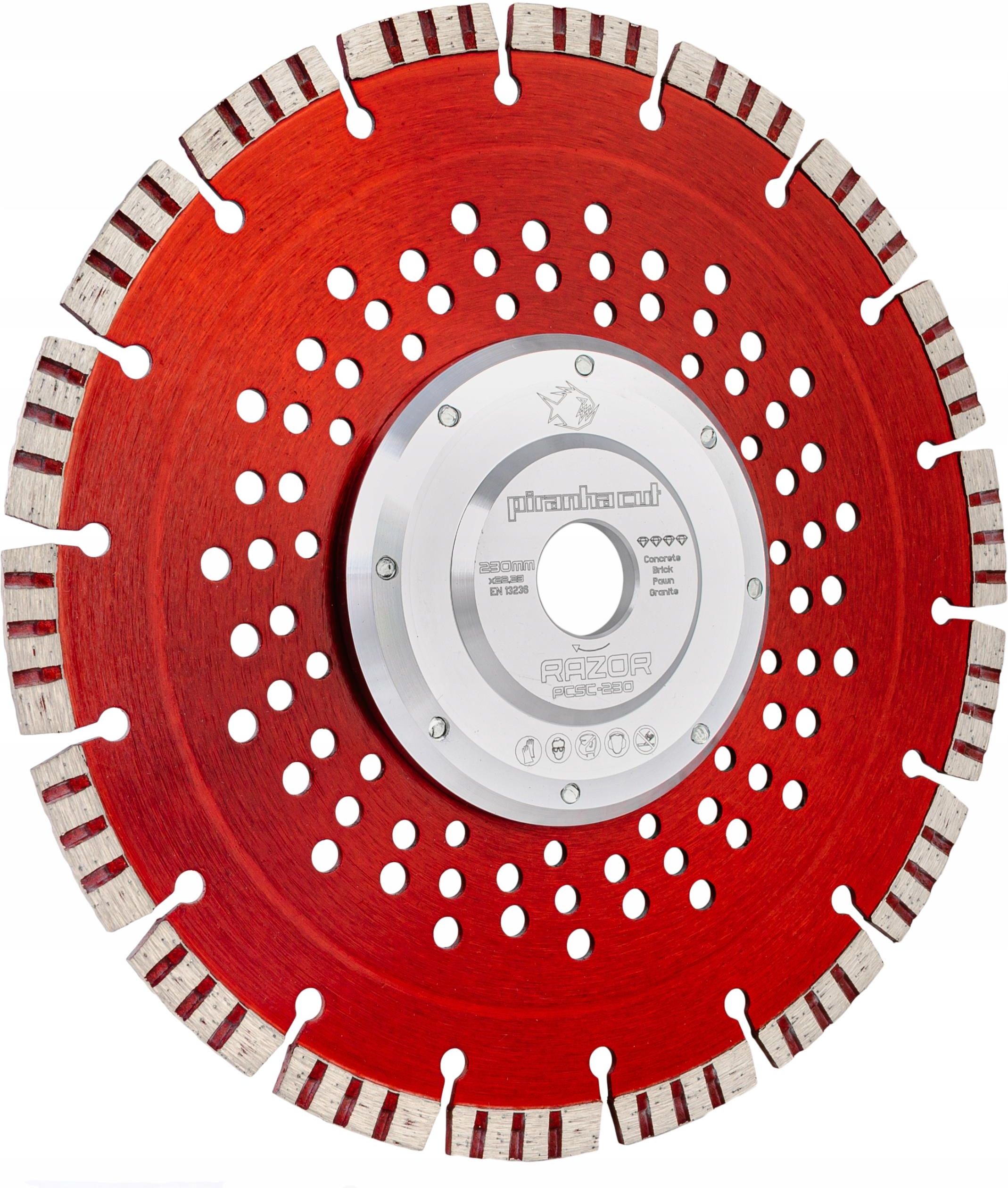 Tarcza diamentowa Piranhacut Tarcza Diamentowa 230Mm Razor Do Futryn ...