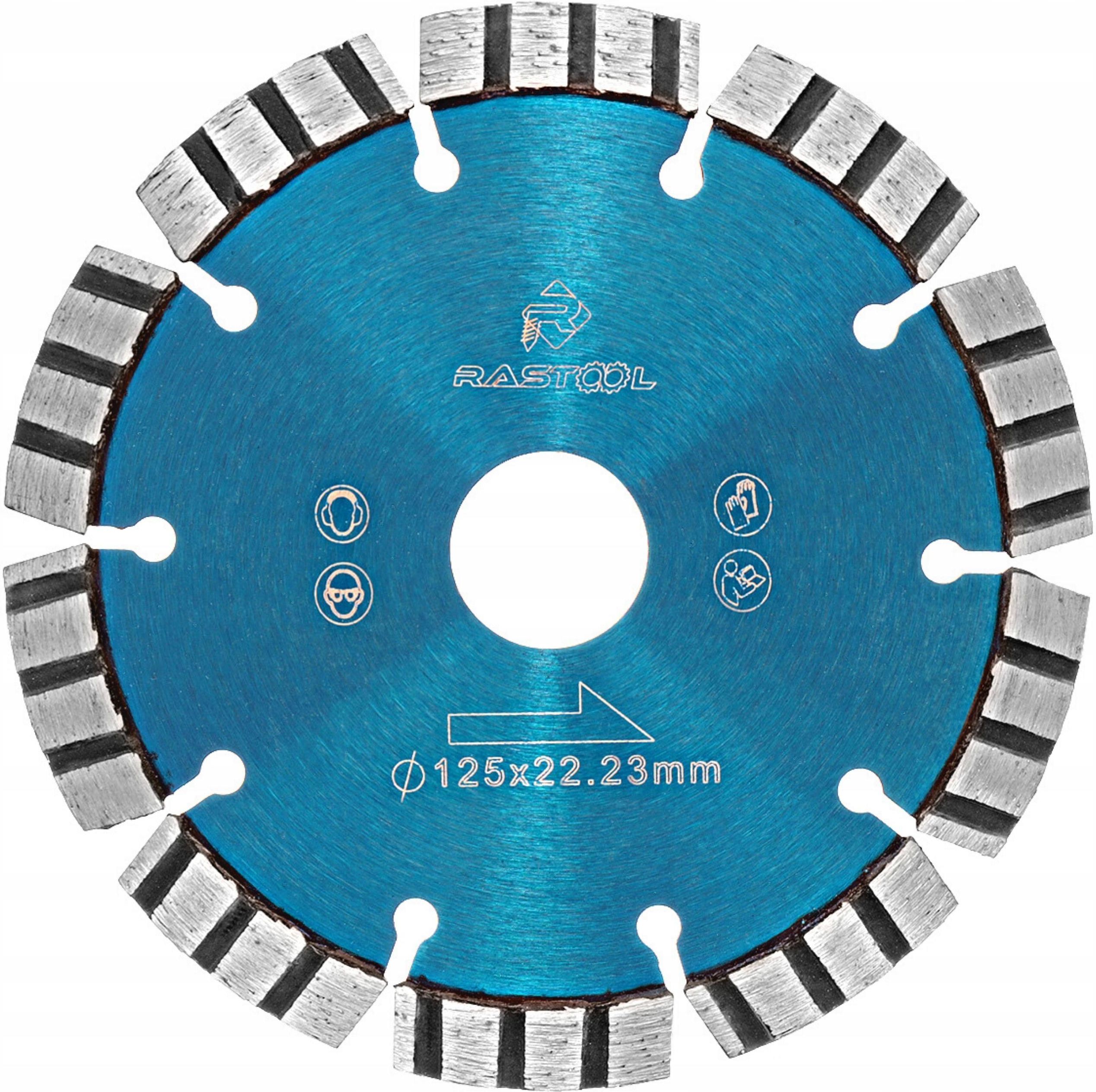 Tarcza diamentowa Rastool Tarcza Diamentowa 125Mm Pro Twardy Beton ...
