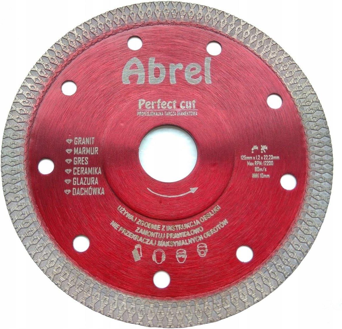 Tarcza diamentowa Abrel Tarcza Diamentowa 180Mm Gres Glazura Cegła ...