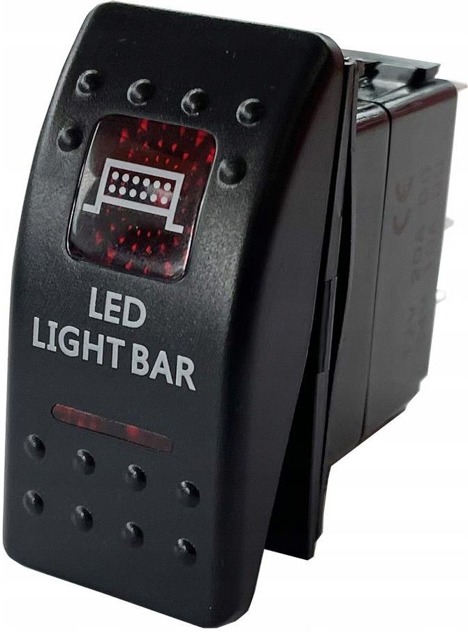 Włącznik Carling Led Light Bar Offroad Czerwony Car Esc Llb Red ...