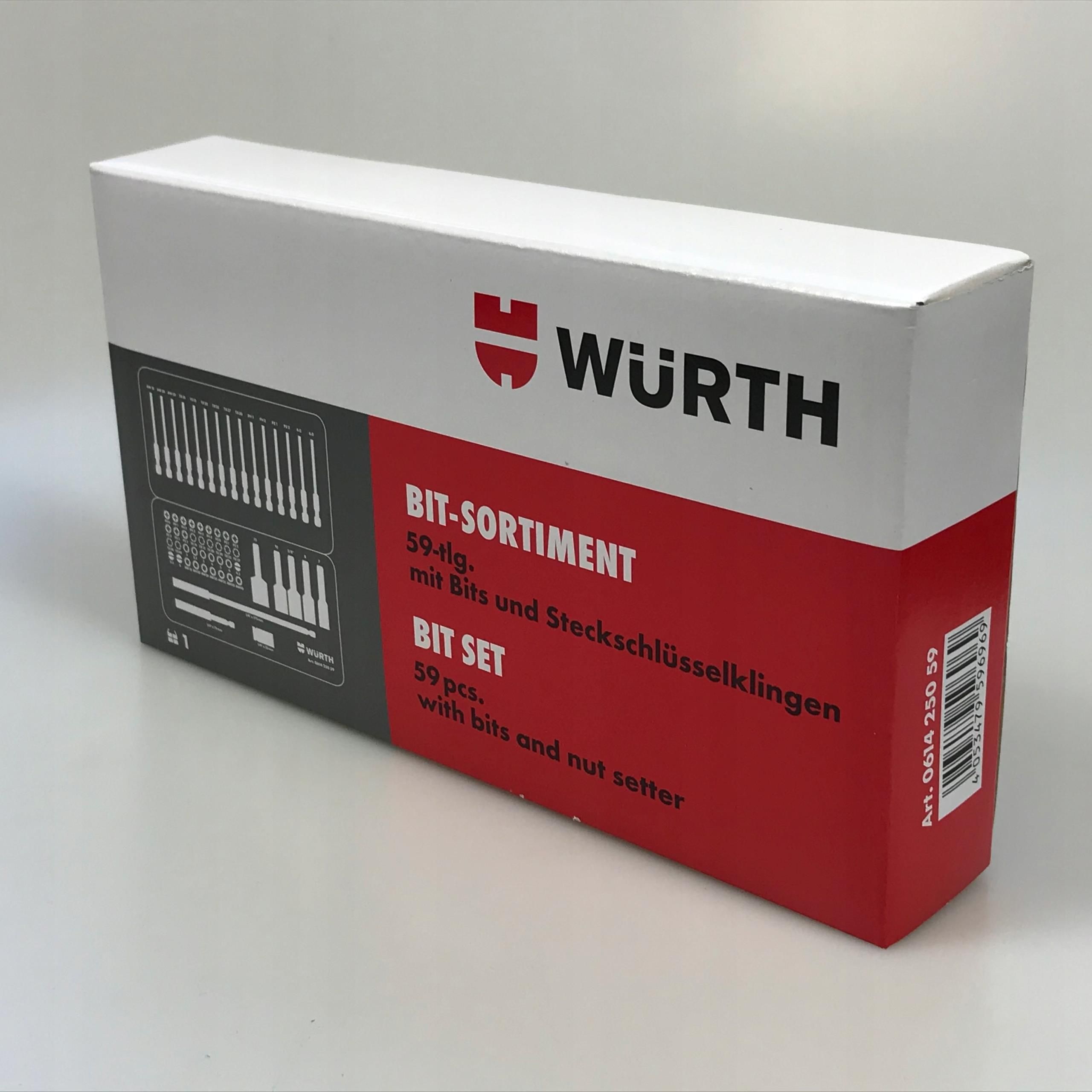 Wurth Zestaw Bitów Grotów Ph Pz Torx Sw 59szt. WUR25059 - Opinie i ceny ...