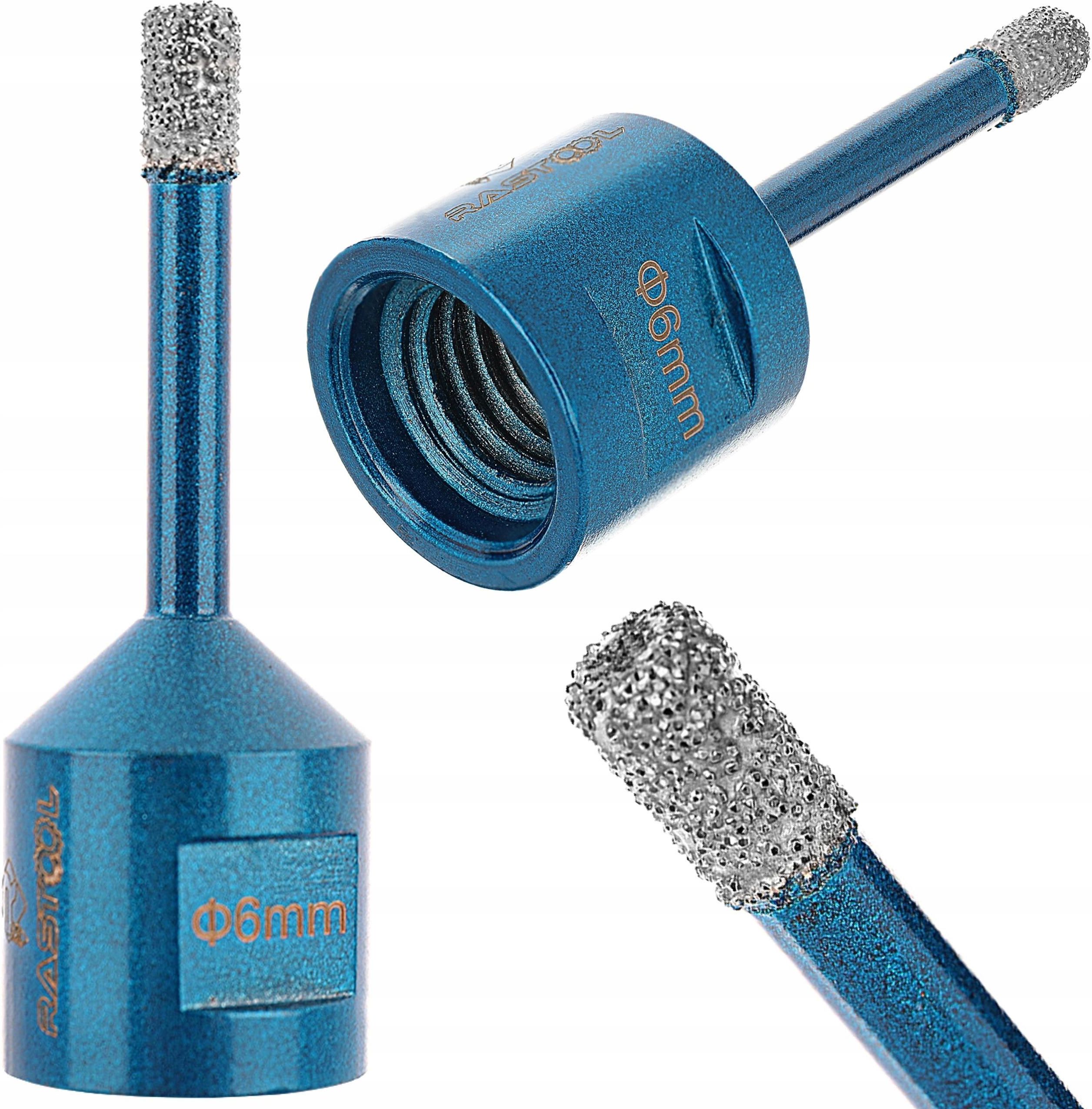 Otwornica Rastool Koronka Diamentowa 6Mm Do Gresu Ceramika M14 Pro ...