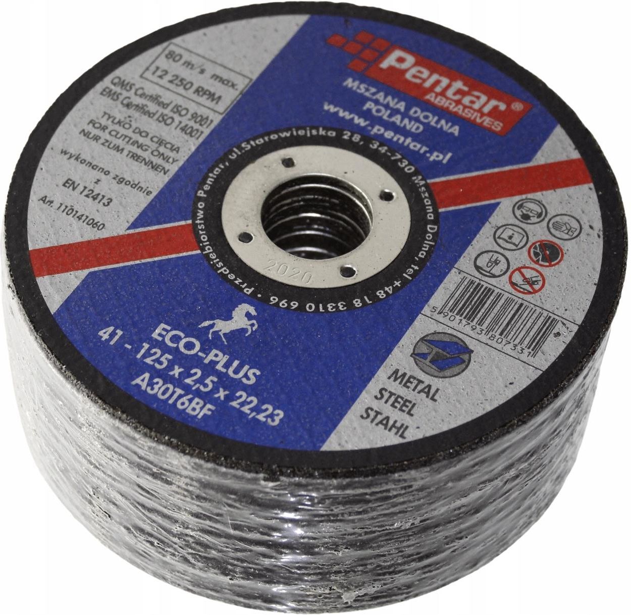 Pentar Tarcza 125X2,5 Op25szt. 11252525 - Opinie i ceny na Ceneo.pl