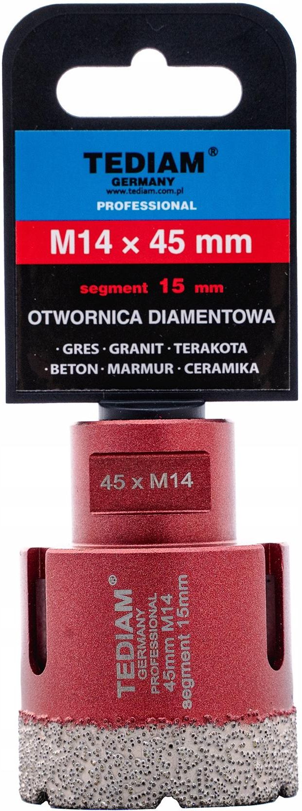 Otwornica Tediam Pro Otwornice Diamentowe Koronki M14X6Mm 5903686415807 ...