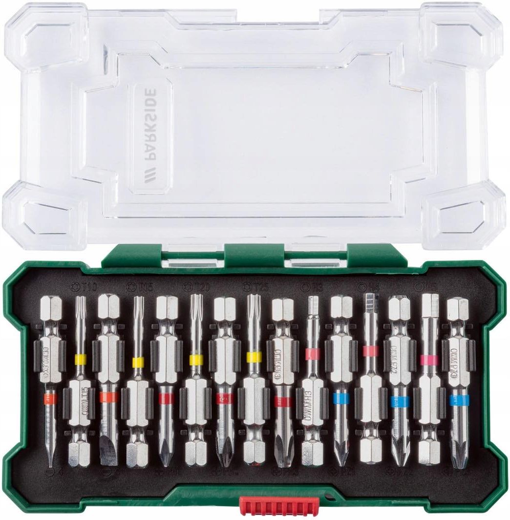 Parkside Zestaw Bitów Bits Bity 15Ele Etui A1 - Opinie i ceny na Ceneo.pl