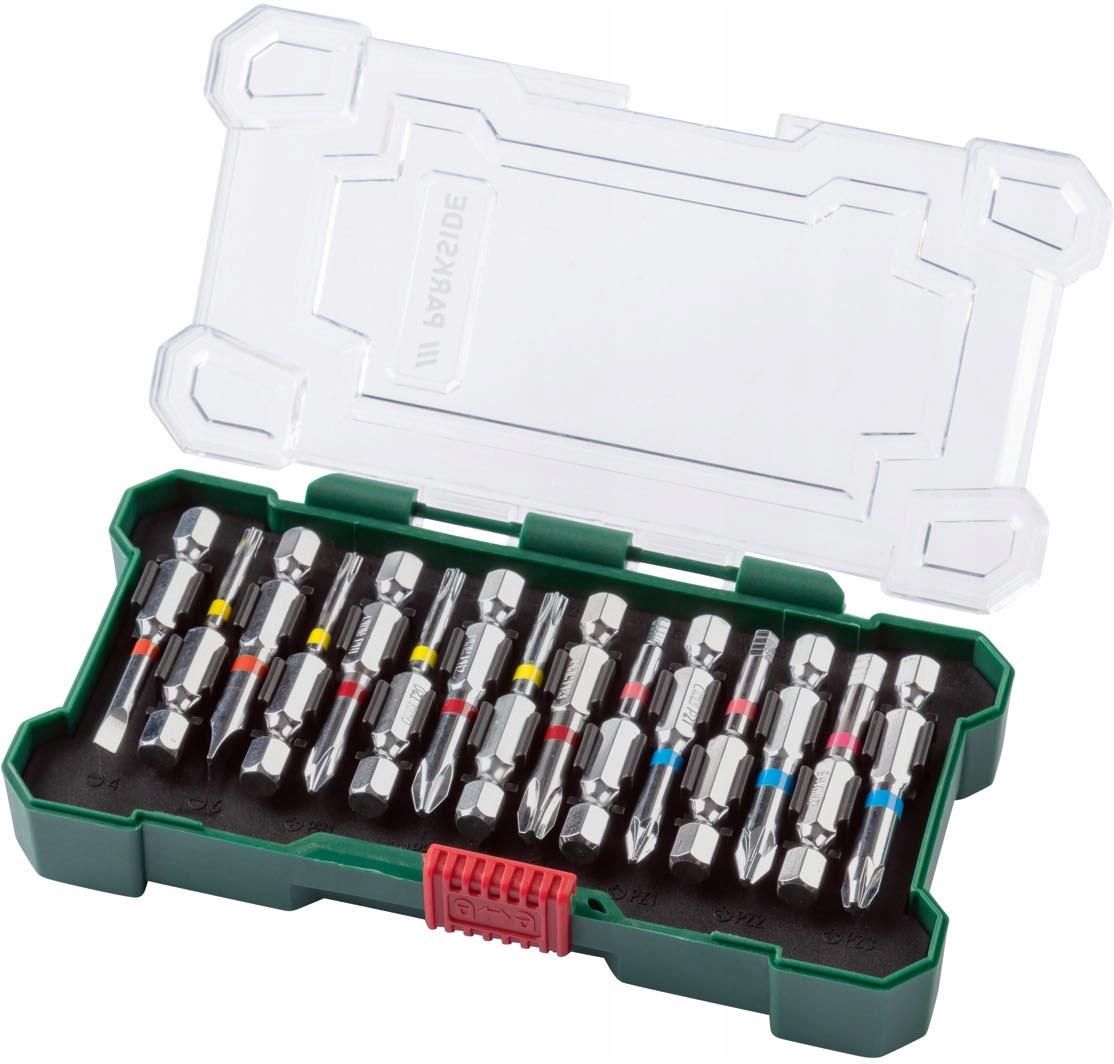 Parkside Zestaw Bitów Bits Bity 15Ele Etui A1 - Opinie i ceny na Ceneo.pl