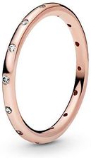 Pandora Damskie pierścionki z cyrkoniami różowe złoto, 58 (18.5), Metal, Cyrkonia - Ceny i ...