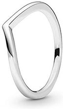 Pandora Pierścionek damski z błyszczącymi życzeniami 196314, 52, Srebro ...