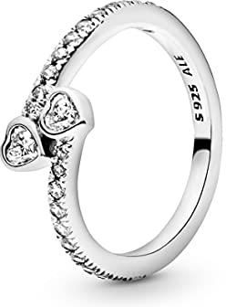 Pandora Damski pierścionek nieskończoność miłość srebro 191023CZ e srebro, 56 (17,8 mm), colore ...