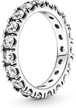 Pandora Pierścionki 196316cz srebro wysokiej próby 925, błyszczące na ...