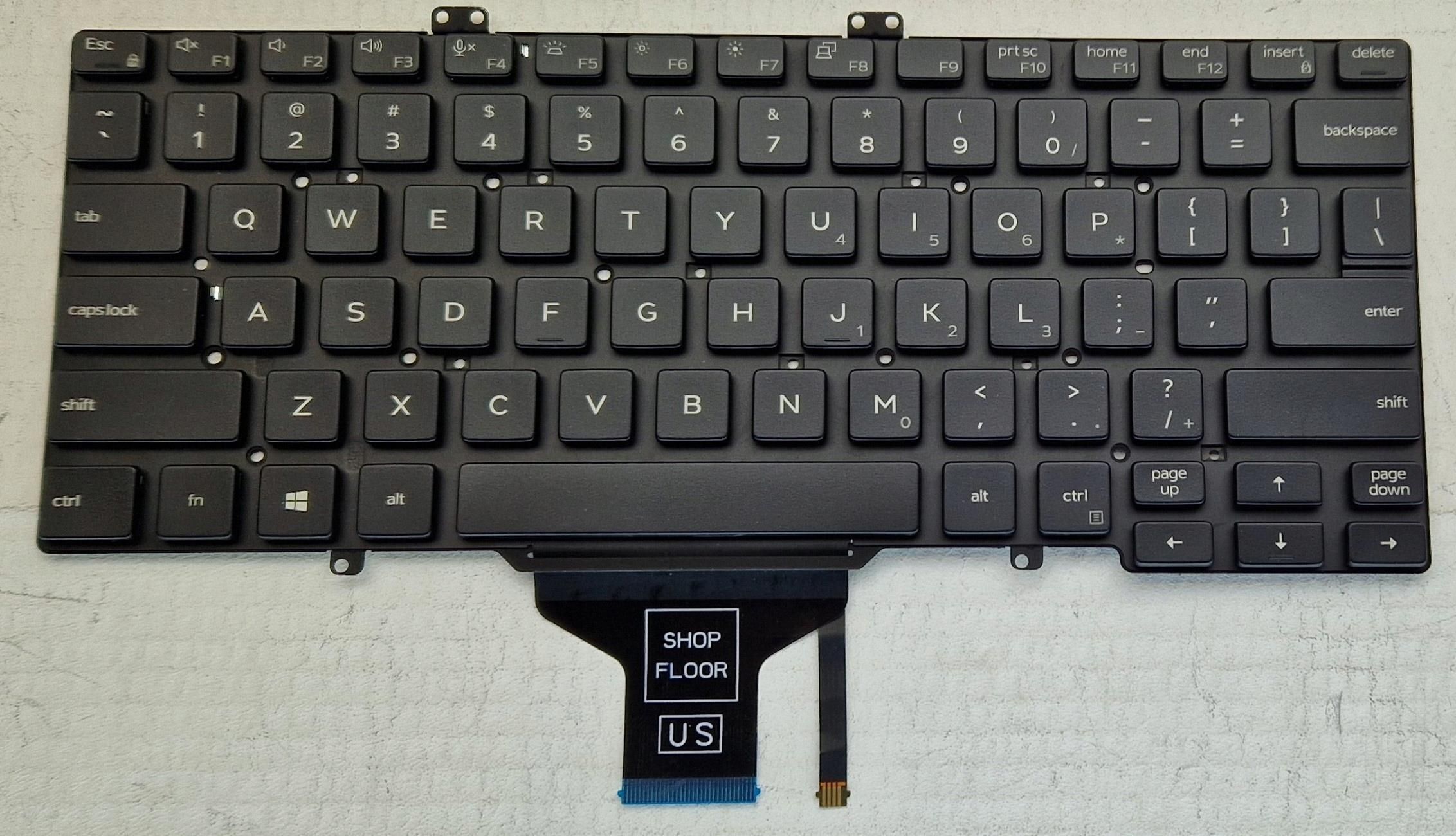 Podzespoły do laptopa DELL KLAWIATURA LATITUDE 7400 PL 0RN86F RN86F ...