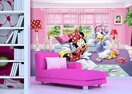 DISNEY JUNIOR MYSZKA MINNIE DISNEY 4-CZĘŚCIOWY FOTOTAPETA TAPETA DO ...