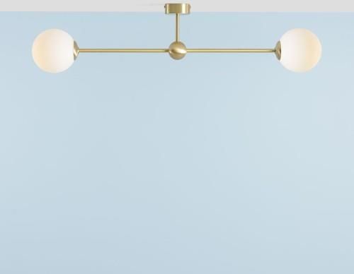 ALDEX WHITE PEARL LAMPA SUFITOWA 2-PUNKTOWA MOSIĄDZ 1113PL_H40 1113PL ...