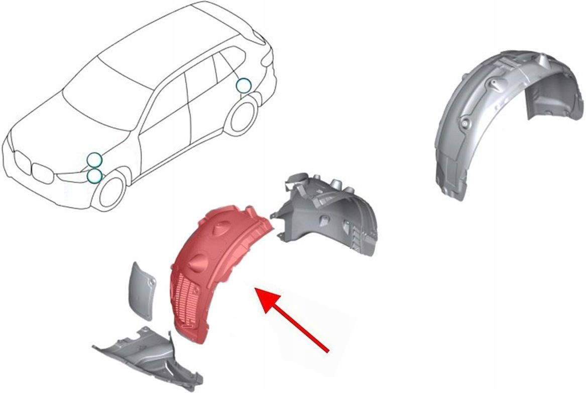Nadkole Bmw X5 G05 18+ Nadkole Przednie Lewe 51717424905 - Opinie i ...