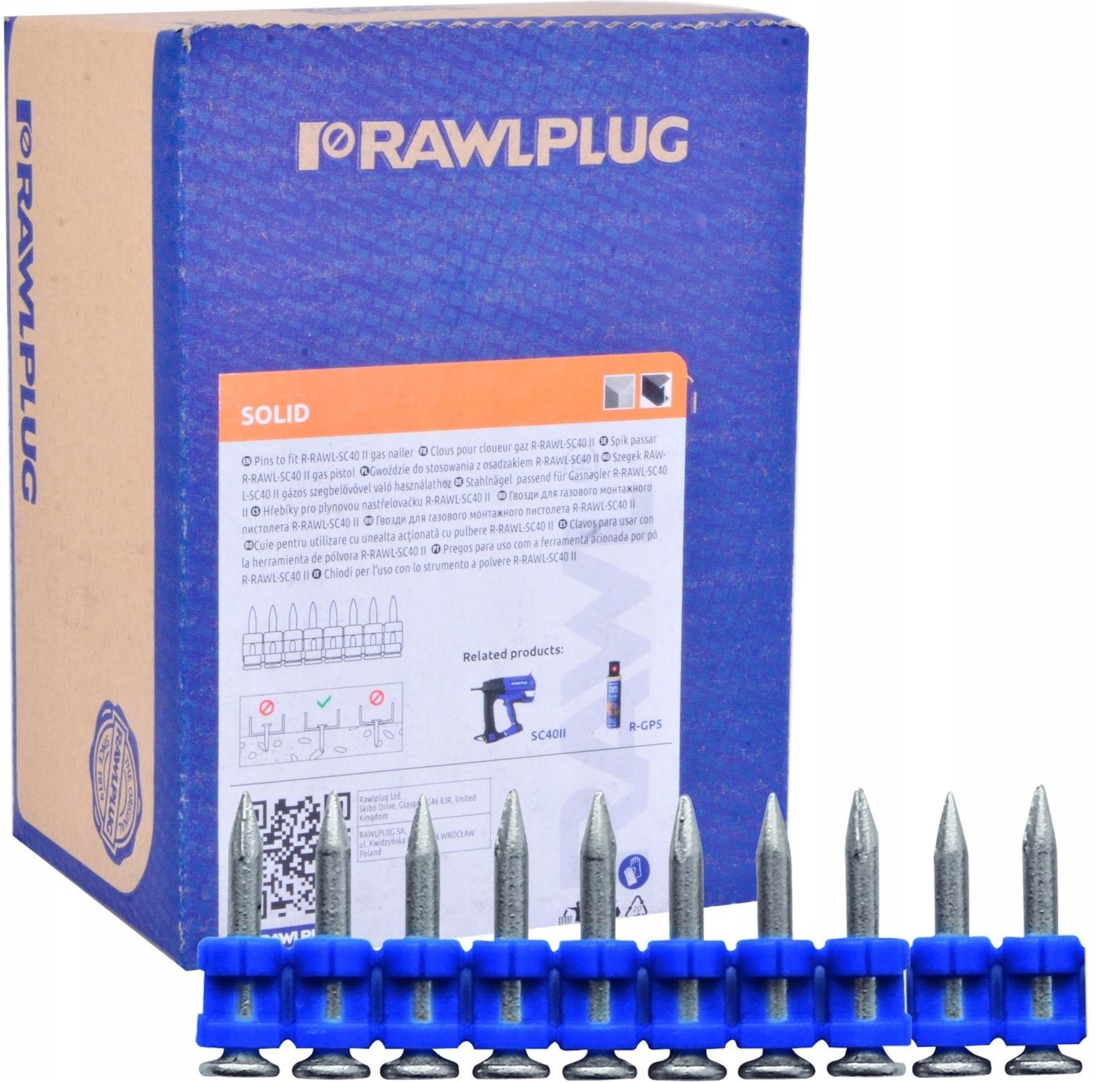 RAWLPLUG GWOŹDZIE SC40II 2,7X19MM/OPAK SPGRKNC619 - Opinie i ceny na Ceneo.pl