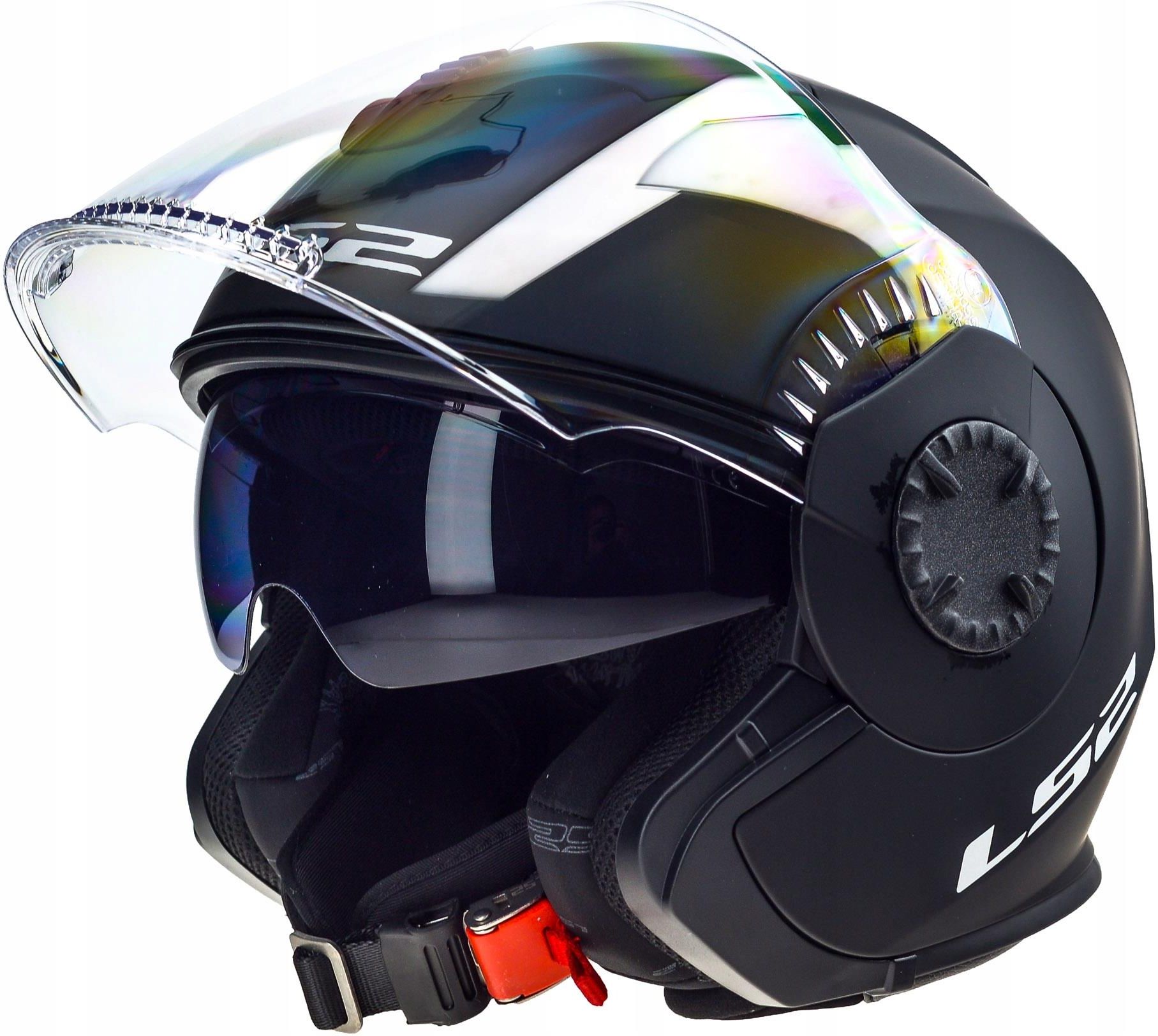 Kask motocyklowy LS2 OF570 VERSO KASK MOTOCYKLOWY OTWARTY MAT XXL ...