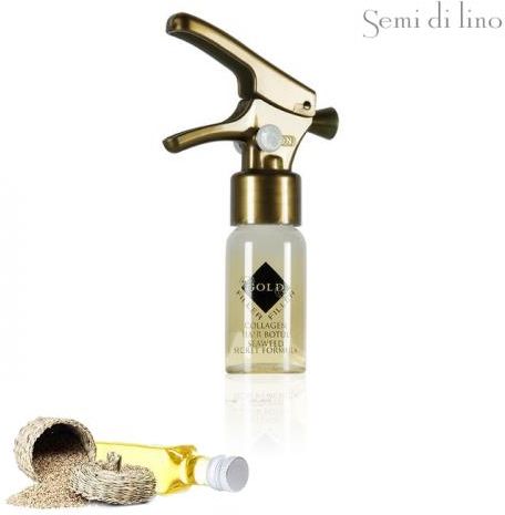 Odżywka do włosów KLERAL Semi Di Lino Gold Filler kolagenowy botoks do ...