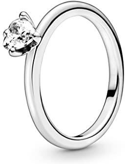 Pandora Damski Pierścionek Zaręczynowy Ze Srebra Wysokiej Próby 925 Rozmiar Pierścionka 54 ...
