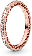 Pandora Pierścionki Partnerskie Damskie Srebrne Pozłacane Z '- Rozmiar Pierścionka 52 (16,6 ...