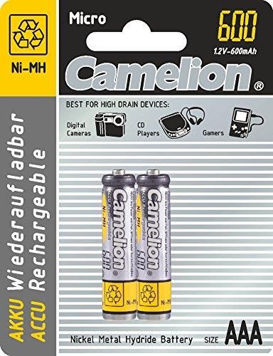 CAMELION - HR3C NIMH AAA/LR3 1.2V-600MAH 2/CARTE REMPLACE R03NM 142970 ...