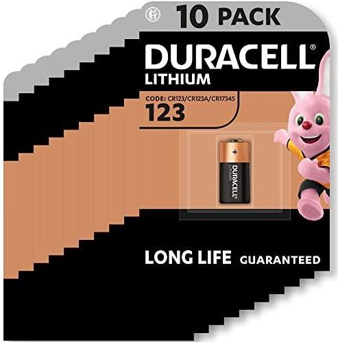 DURACELL BATERIA LITOWA 123 O DUŻEJ POJEMNOŚCI 3 V 10 SZT. (CR123 ...