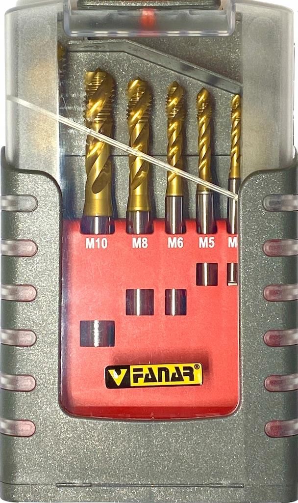 Zestaw narzędziowy Fanar Zestaw Gwintowników R40 Hsse M3-M12 800X Tin ...